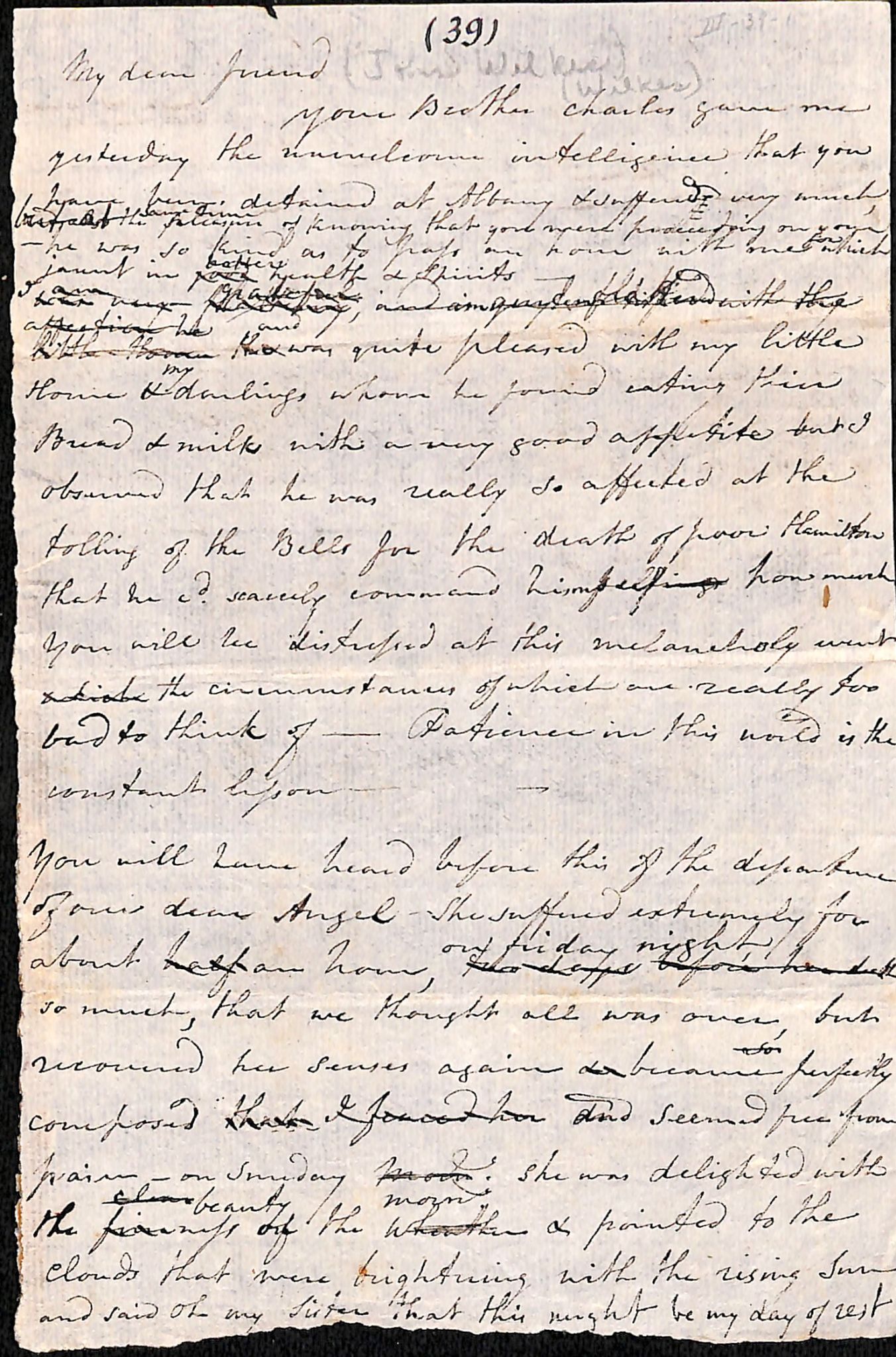 The Hamilton Letter