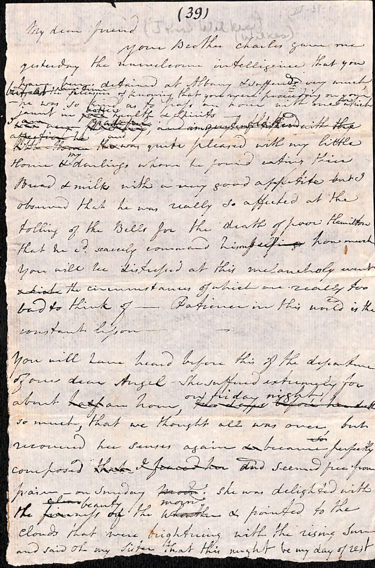 The Hamilton Letter
